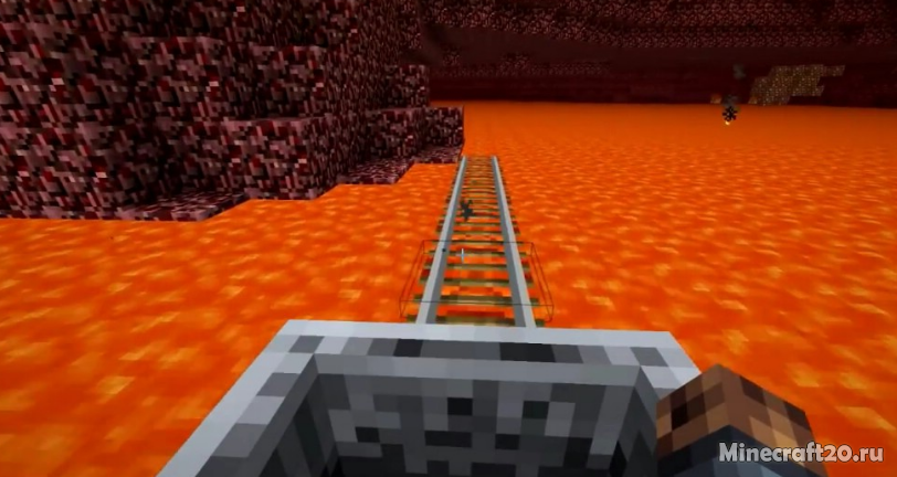 Мод Floating Rails 1 17 1 1 16 5 Особые рельсы