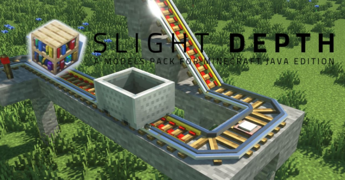 Slight Depth 1.16.5/1.15.2 (Улучшение ваниальных текстур х16)